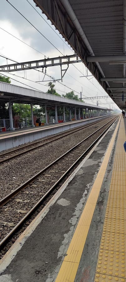 Incoming and Outgoing Train Lines Stock Photo - Image of train ...
