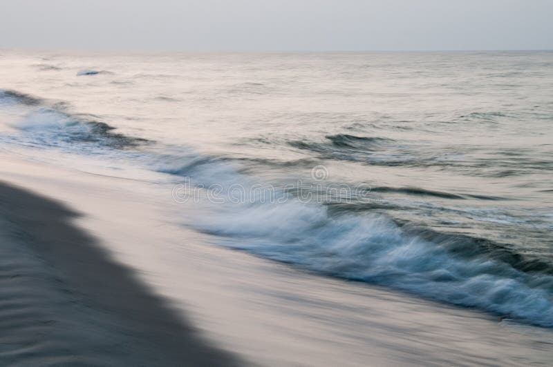 Incoming Tide Reaching the Shore Stock Photo - Image of abstract, tide ...