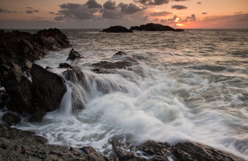 Incoming tide stock photo. Image of llanddwyn, seaside - 53160974