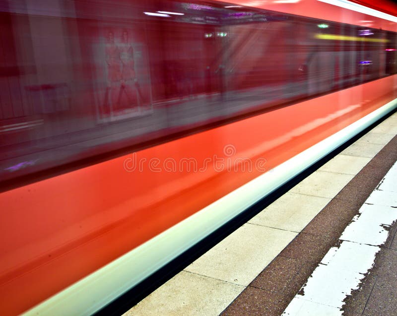 Incoming train stock image. Image of light, locomotive - 927903
