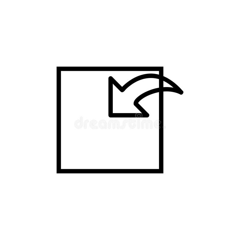 Incoming Vector Icon, Isolated on White Background. Stock Vector ...