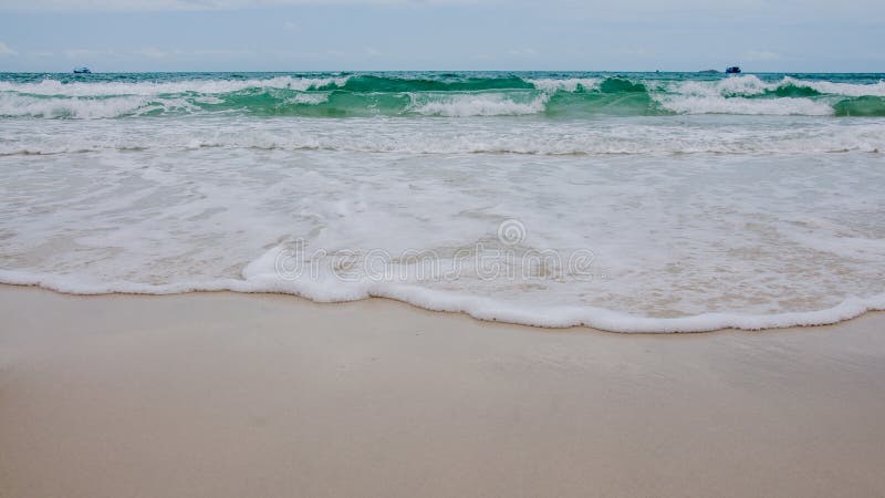 Incoming Wave Silky Sand Beach Stock Photos - Free & Royalty-Free Stock ...
