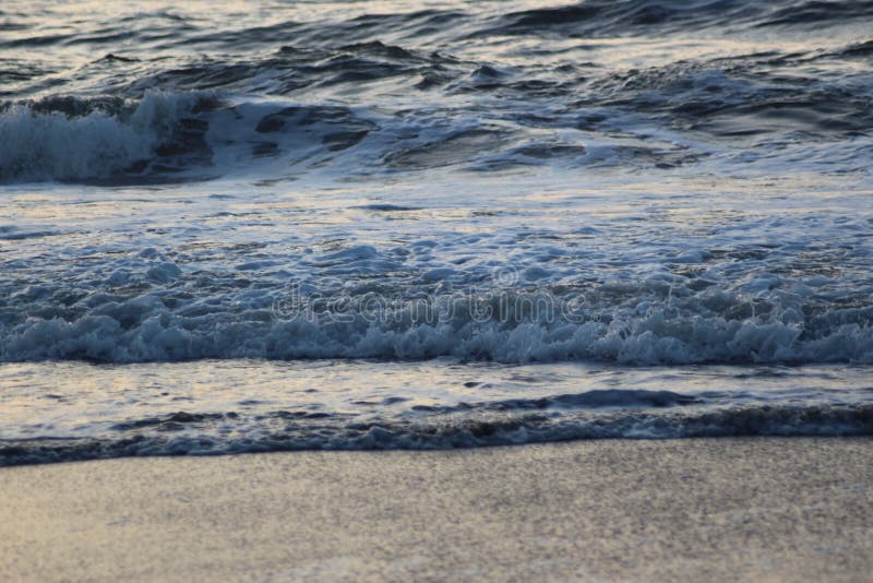 Incoming Waves stock image. Image of color, nature, shore - 197258903