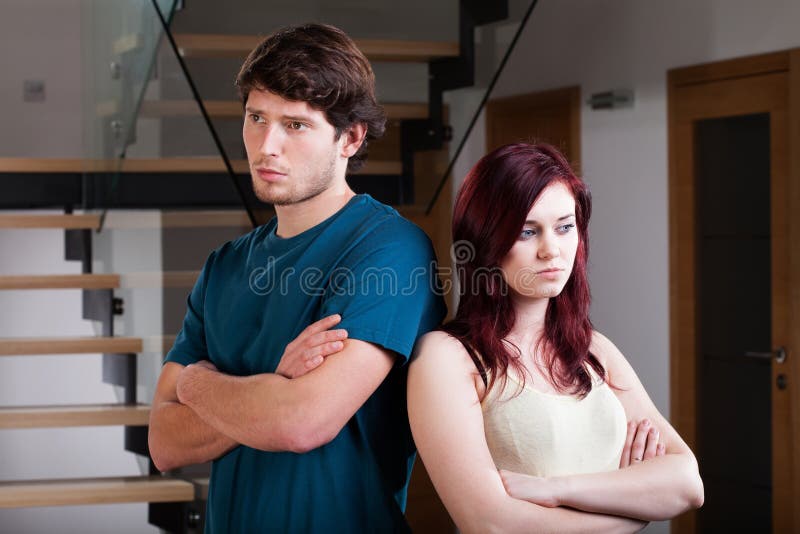 Incompatible Couple Have a Crisis Stock Photo - Image of away, divorce ...
