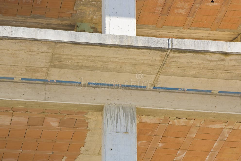 Incomplete Building Concrete Construction Frame for the Construction of ...