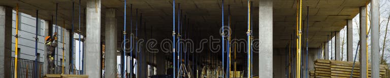 Incomplete Construction, Building Works Stock Image - Image of downtown ...