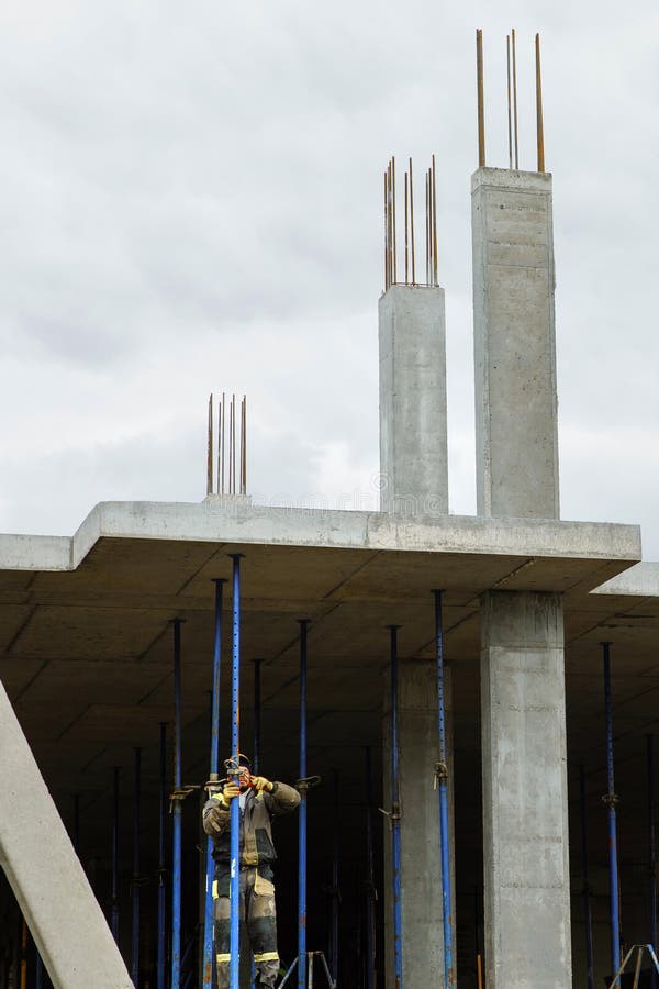 Incomplete Construction, Building Works Stock Image - Image of ...