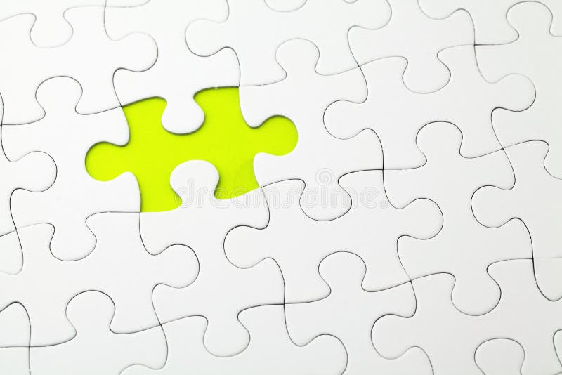 Incomplete Puzzle stock photo. Image of color, integration - 32732754
