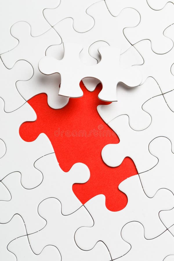 Incomplete Puzzle with Missing Piece Stock Photo - Image of family ...