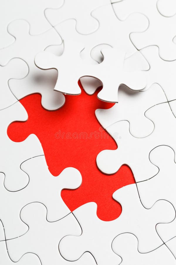 Incomplete Puzzle with Missing Piece Stock Image - Image of family ...
