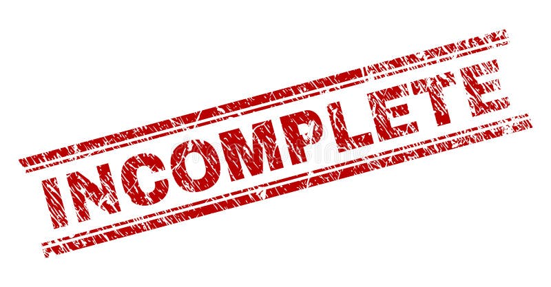 Grunge Textured INCOMPLETE Stamp Seal Stock Vector - Illustration of ...