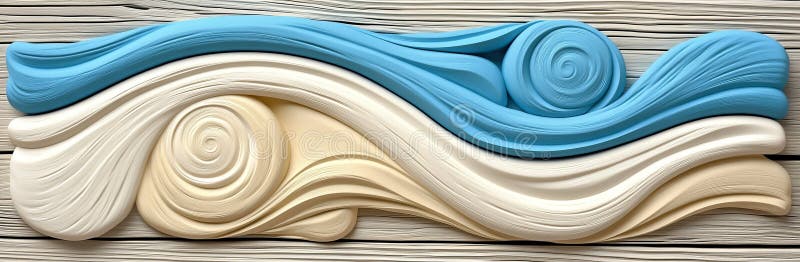 Inconspicuous Header Featuring an Elegant Abstract Waves Design in Dark ...