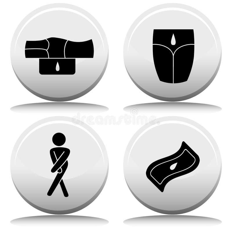 Urinary Incontinence Stock Vector Illustration Of Medicine 64372939