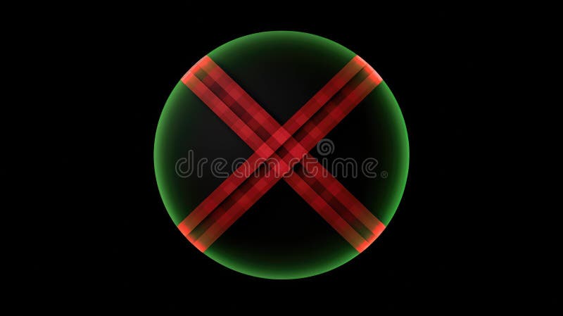 Incorrect Green Check Red X Stock Illustration - Illustration of ...