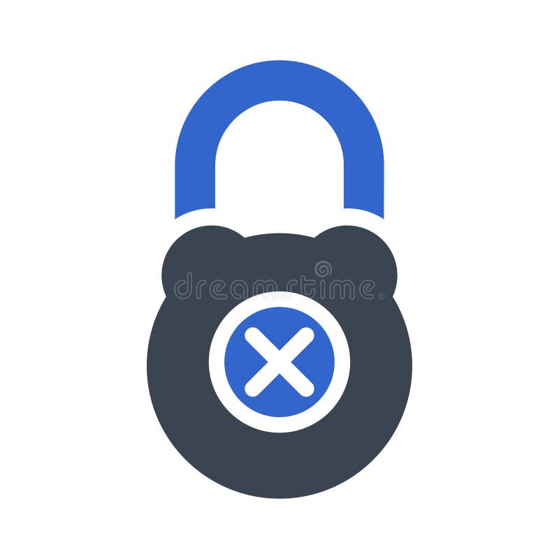 Incorrect password Icon stock vector. Illustration of wrong - 196719951
