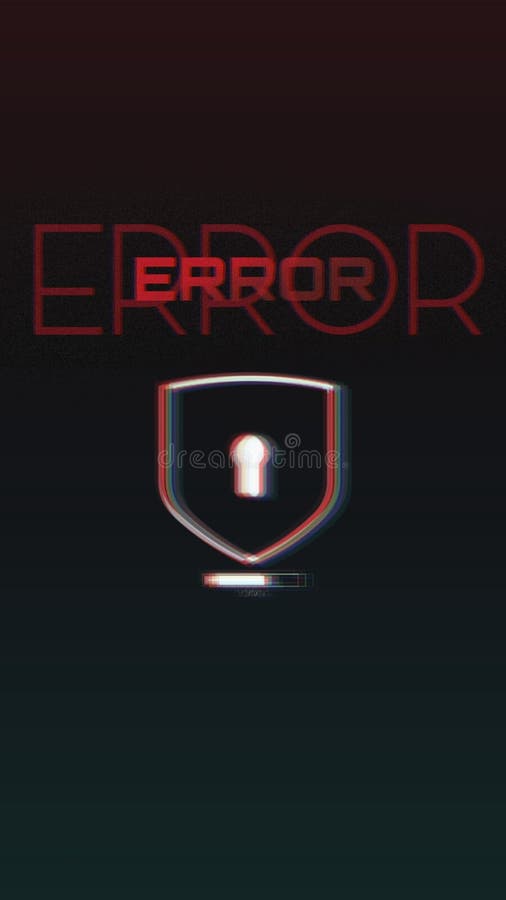 Incorrect Pattern Unlock Screen Illustration Error Stock Illustration ...