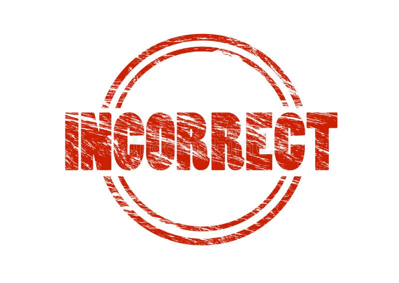 Incorrect Stamp Stock Illustrations – 672 Incorrect Stamp Stock ...