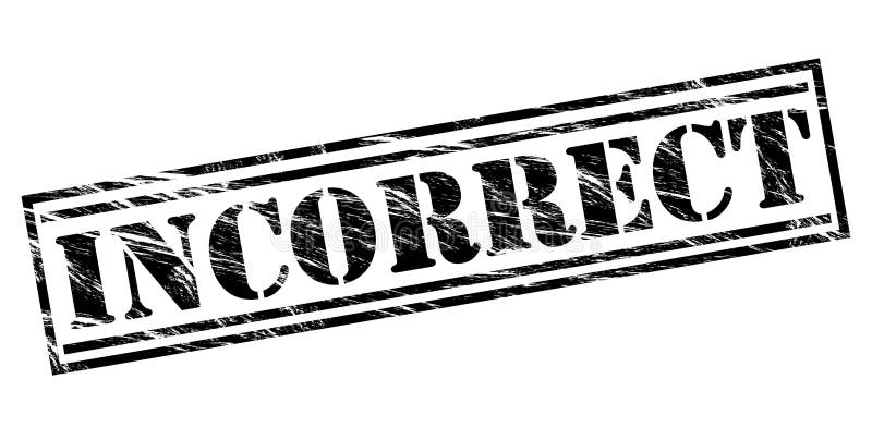 Incorrect Stamp Stock Illustrations – 834 Incorrect Stamp Stock ...