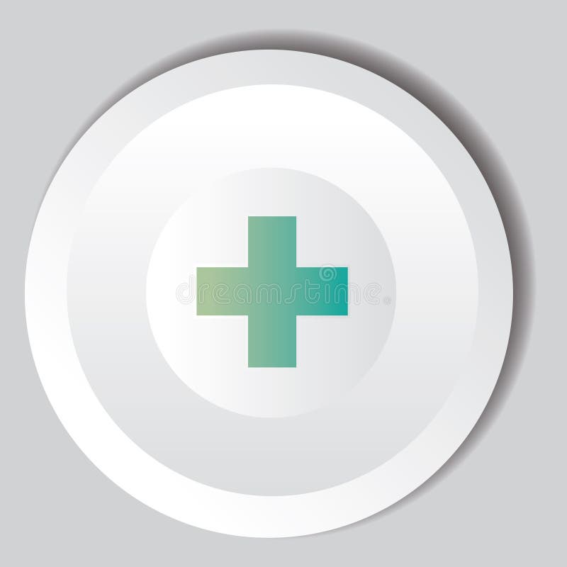 Increase Button. Vector Illustration Decorative Design Stock Vector ...