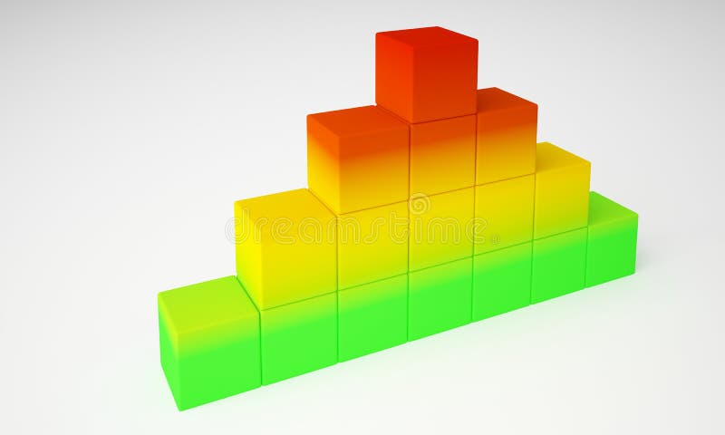 Increase Color Photo 3d Studio Stock Illustration - Illustration of ...