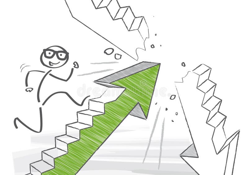 Objective planning concept stock illustration. Illustration of figure ...