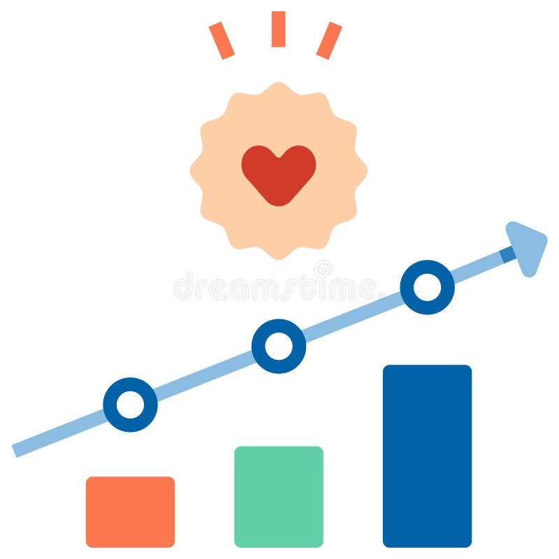 Increase Customer Loyalty Flat Illustration Stock Vector - Illustration ...