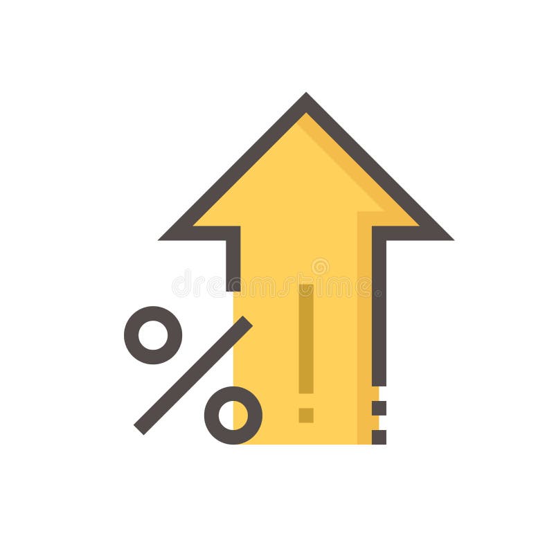 Percent Increase Vector Design. 48x48 Pixel Perfect and Editable Line ...
