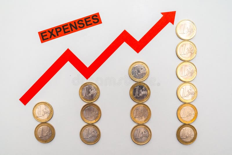 Increase in Expenses and Prices. Stock Photo - Image of living, energy ...