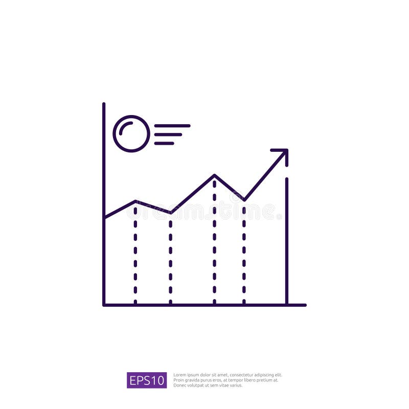 Increase Growth Chart and Graph Outline Icon Stock Vector ... Increase Growth Chart and Graph Outline Icon Stock Vector ...