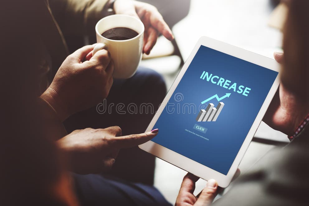 Increase Growth Rise Elevation Enlarge Expansion Concept Stock Image ...