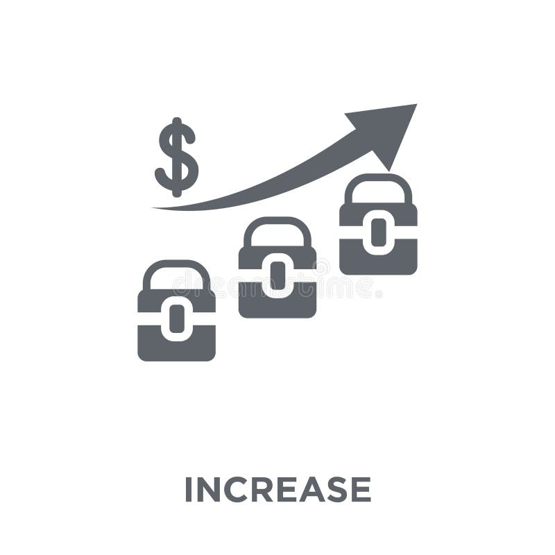 Increase Icon from Success Collection. Stock Vector - Illustration of ...