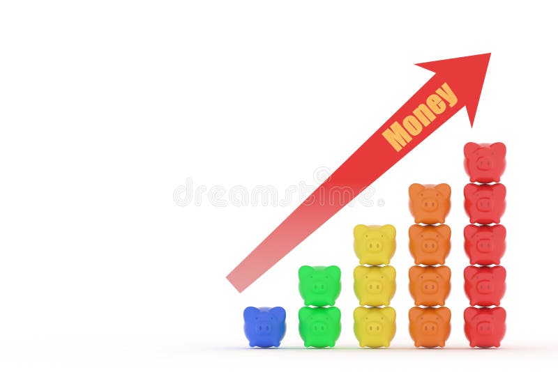 Increase income stock illustration. Illustration of copyspace - 140989479