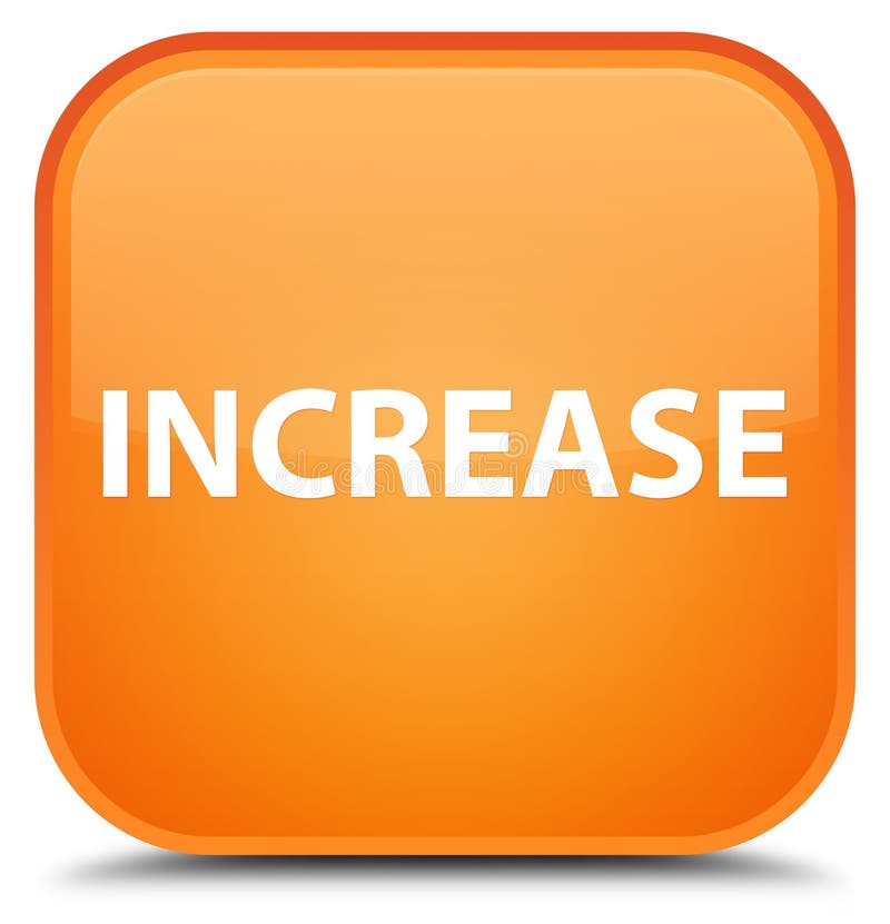 Orange Increase Infographic Stock Vector - Illustration of marketing ...