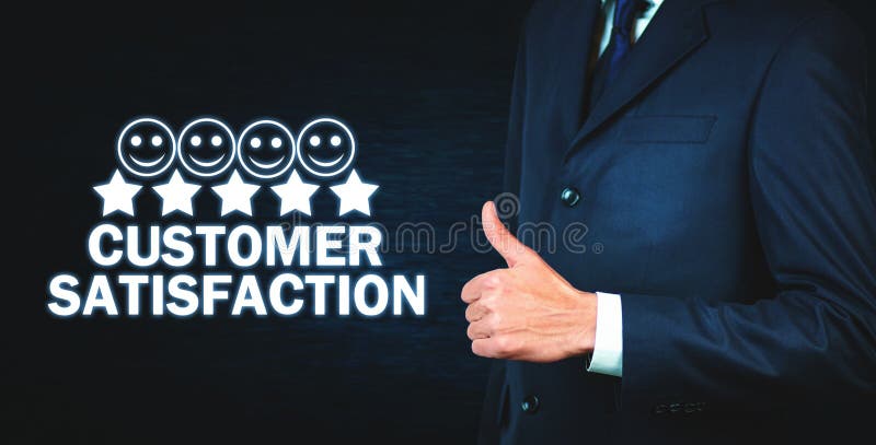 Increase Rating of Company. Customer Satisfaction Concept Stock Image ...