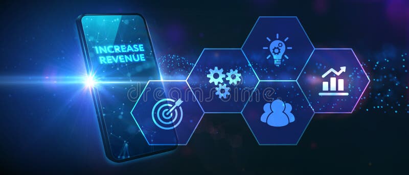 Increase Revenue Concept. Business, Technology, Internet and Network ...