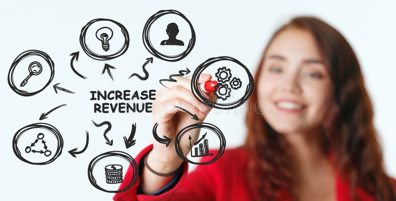 Increase Revenue Concept. Business, Technology, Internet and Network ...