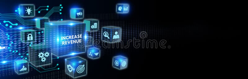 Increase Revenue Concept. Business, Technology, Internet and Network ...