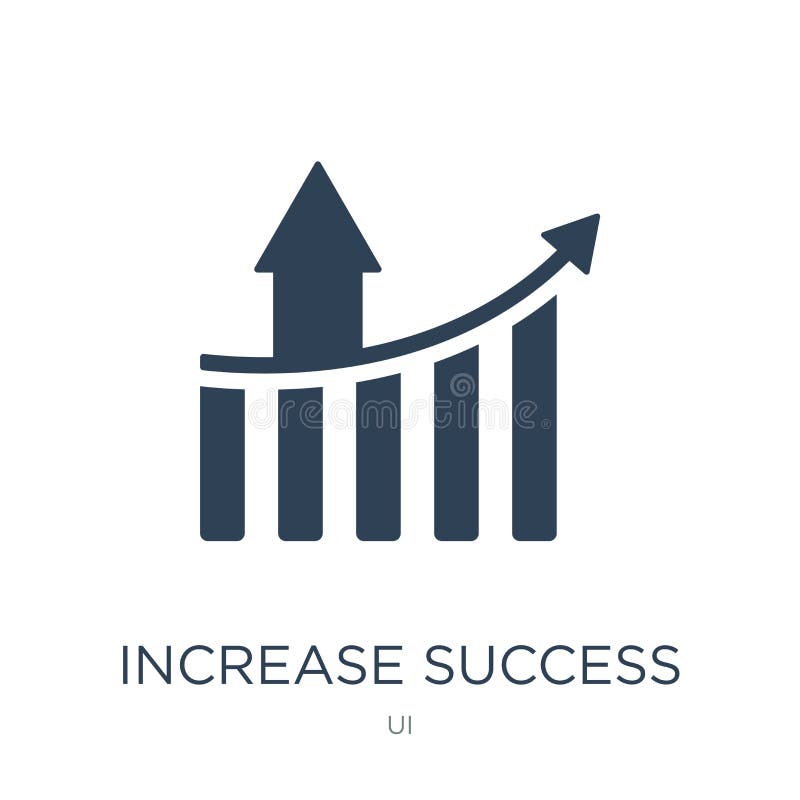 Increase Icon in Trendy Design Style. Increase Icon Isolated on White ...