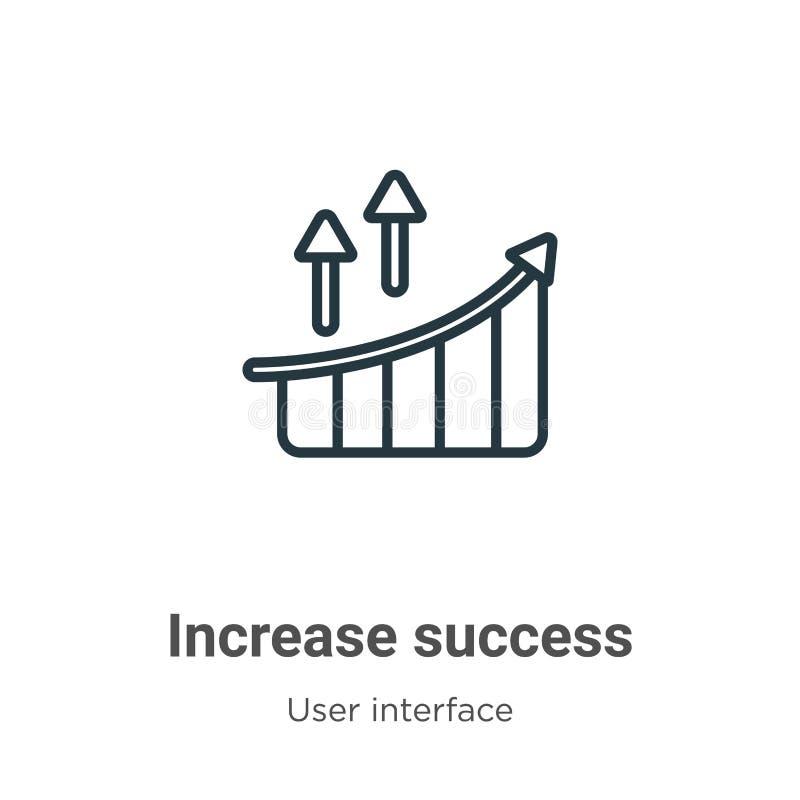 Success Outline Vector Icon. Thin Line Black Success Icon, Flat Vector ...