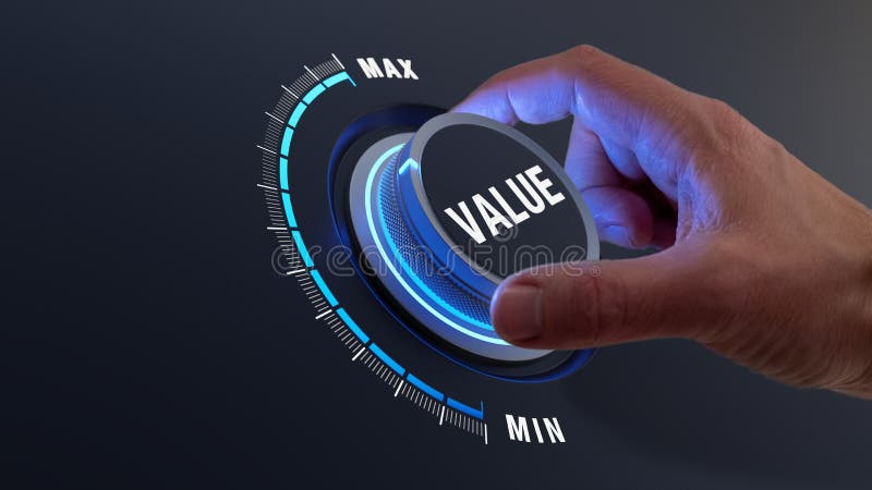 Increase Value Business or Finance Concept. Growth and Performance ...