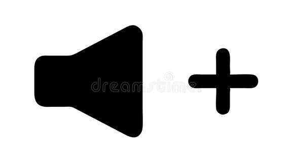 Increase Volume Icon, Speaker Audio Control, Vector Design Generative ...