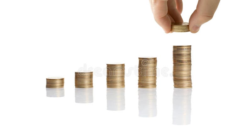 Increase your savings stock photo. Image of holding, growth - 2986416