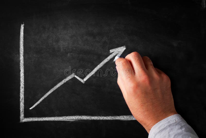 Increasing arrow graph stock photo. Image of classroom - 32403032