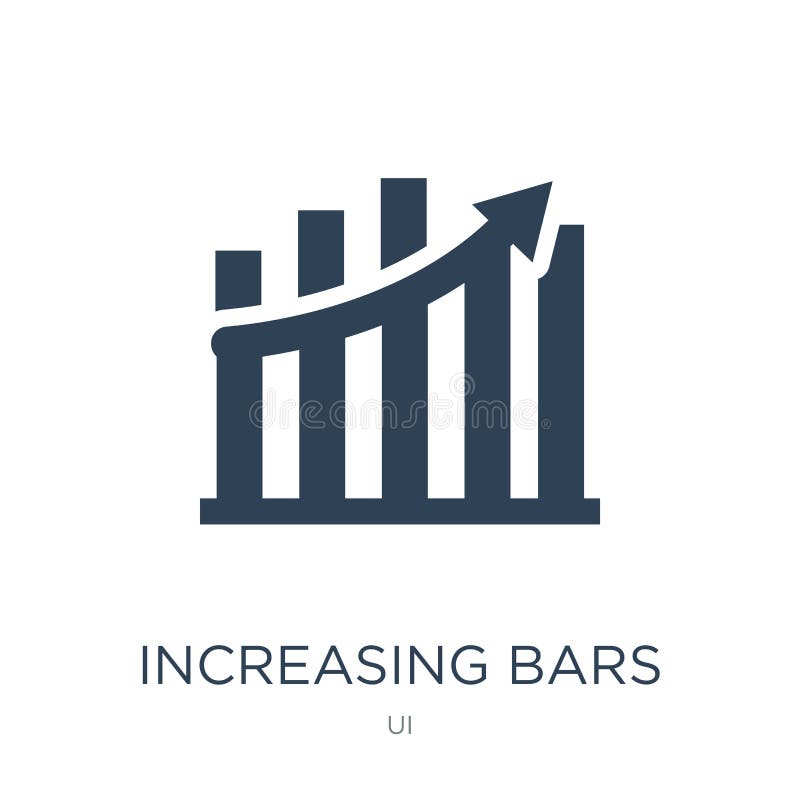 Increasing Bars Graphic Icon from User Interface Outline Collection ...