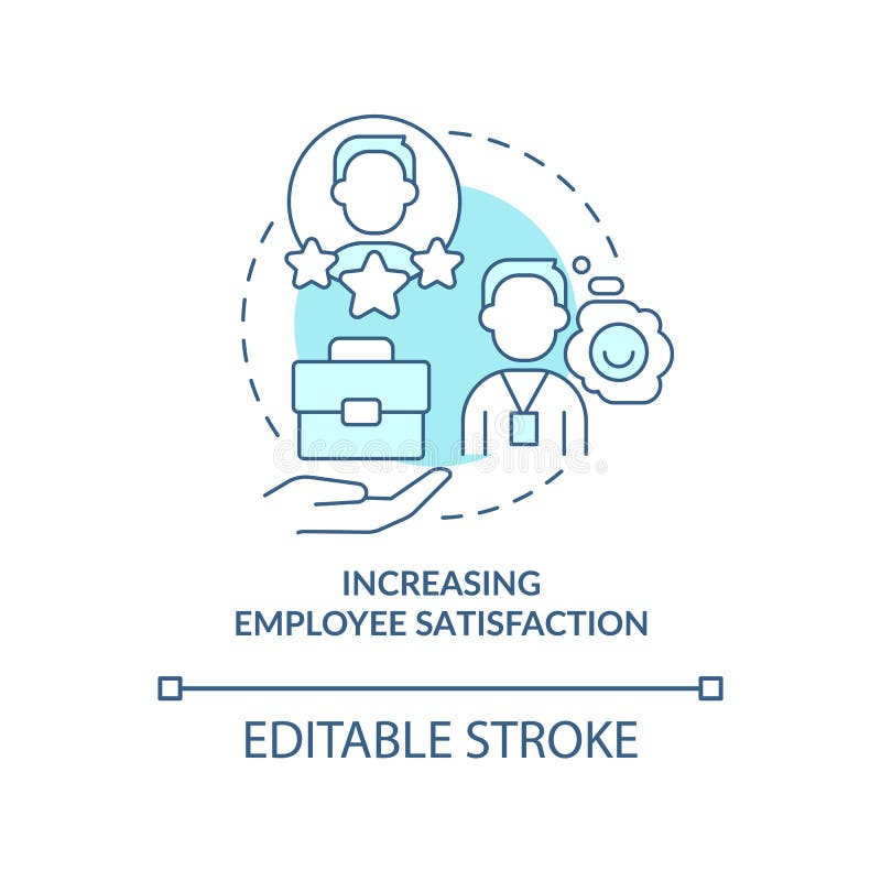 Employee Satisfaction and Motivation Loop Concept Icon Stock ... Employee Satisfaction and Motivation Loop Concept Icon Stock ...