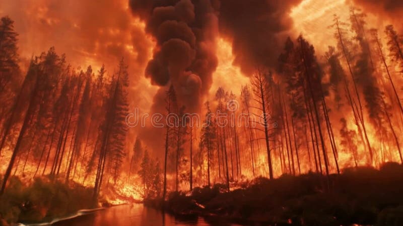 Amazon Forest Fires and Climate Impact Stock Video - Video of carbon ...