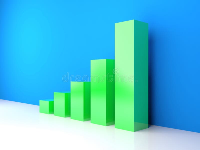 Increasing Green Diagram Bars Stock Illustrations – 18 Increasing Green ...