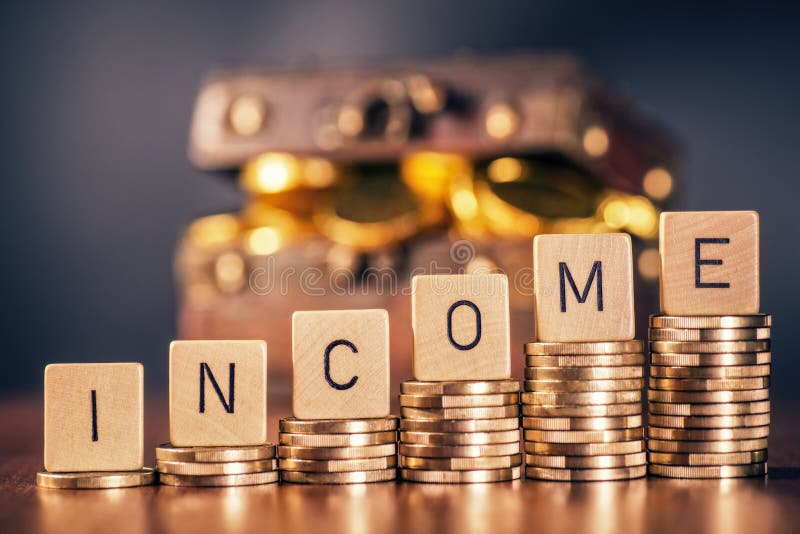 Increasing income stock image. Image of asset, prosperity - 87134229