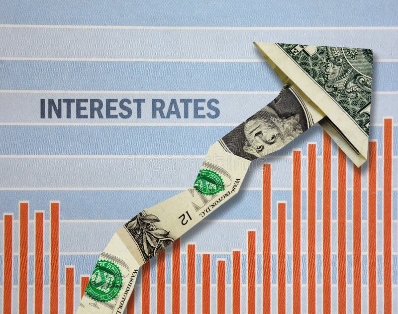 Increasing interest rates stock image. Image of savings - 77144273