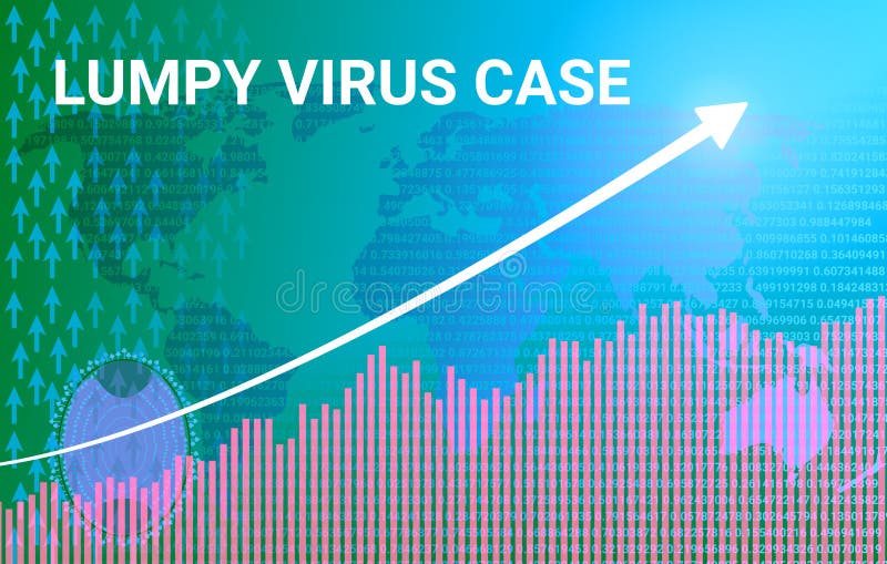 Graphs about a Virus and Germs, Bacteria Infections Stock Illustration ...